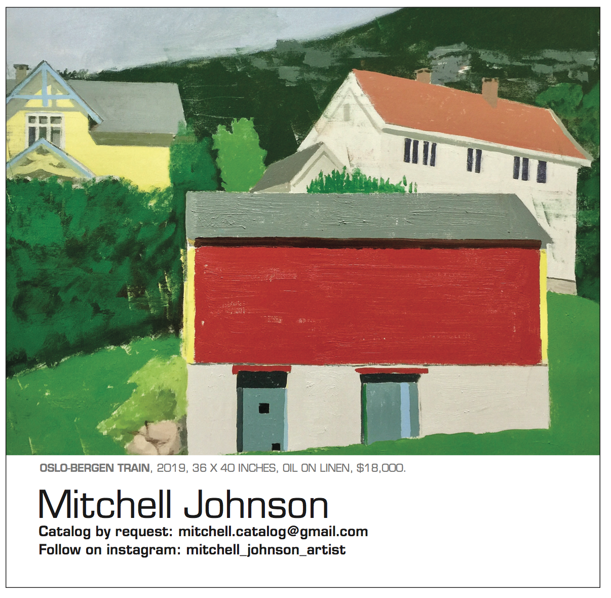 Mitchell Johnson Paintings in the NY Times