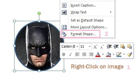 How To Crop a Photo into a Circle using MS Paint and Word - Techrolet