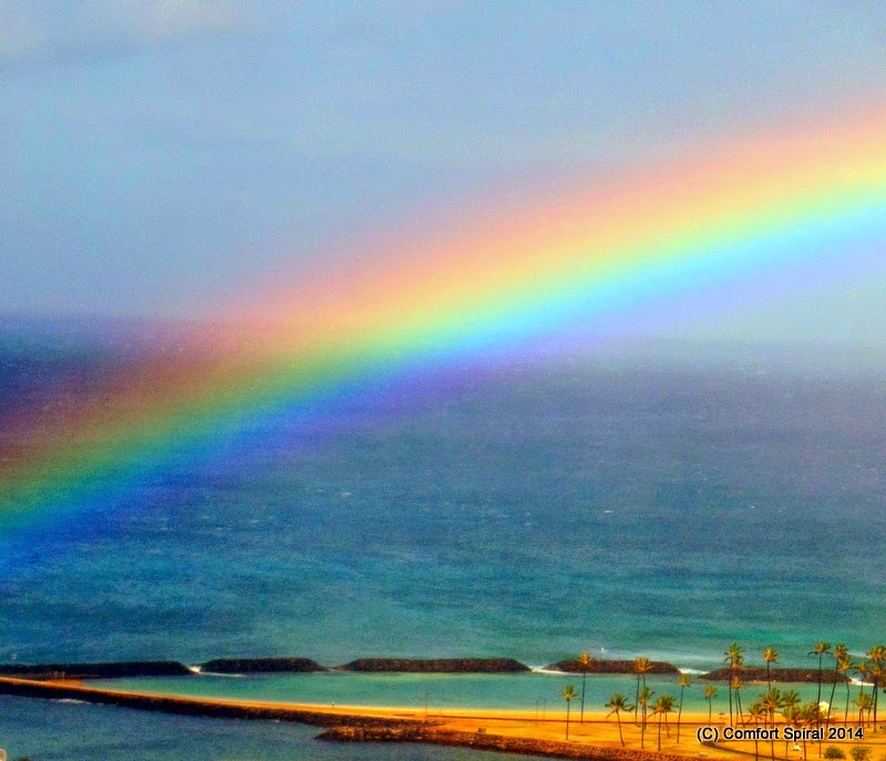 Comfort Spiral: Rain Sun Rainbow Fun