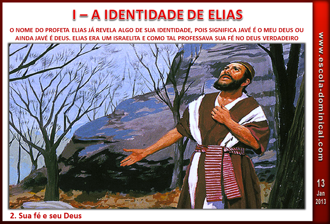 Vídeos e Slides - LIÇÃO 2 – ELIAS, O TISBITA / SUBSÍDIOS | PROF. ROBSON ...