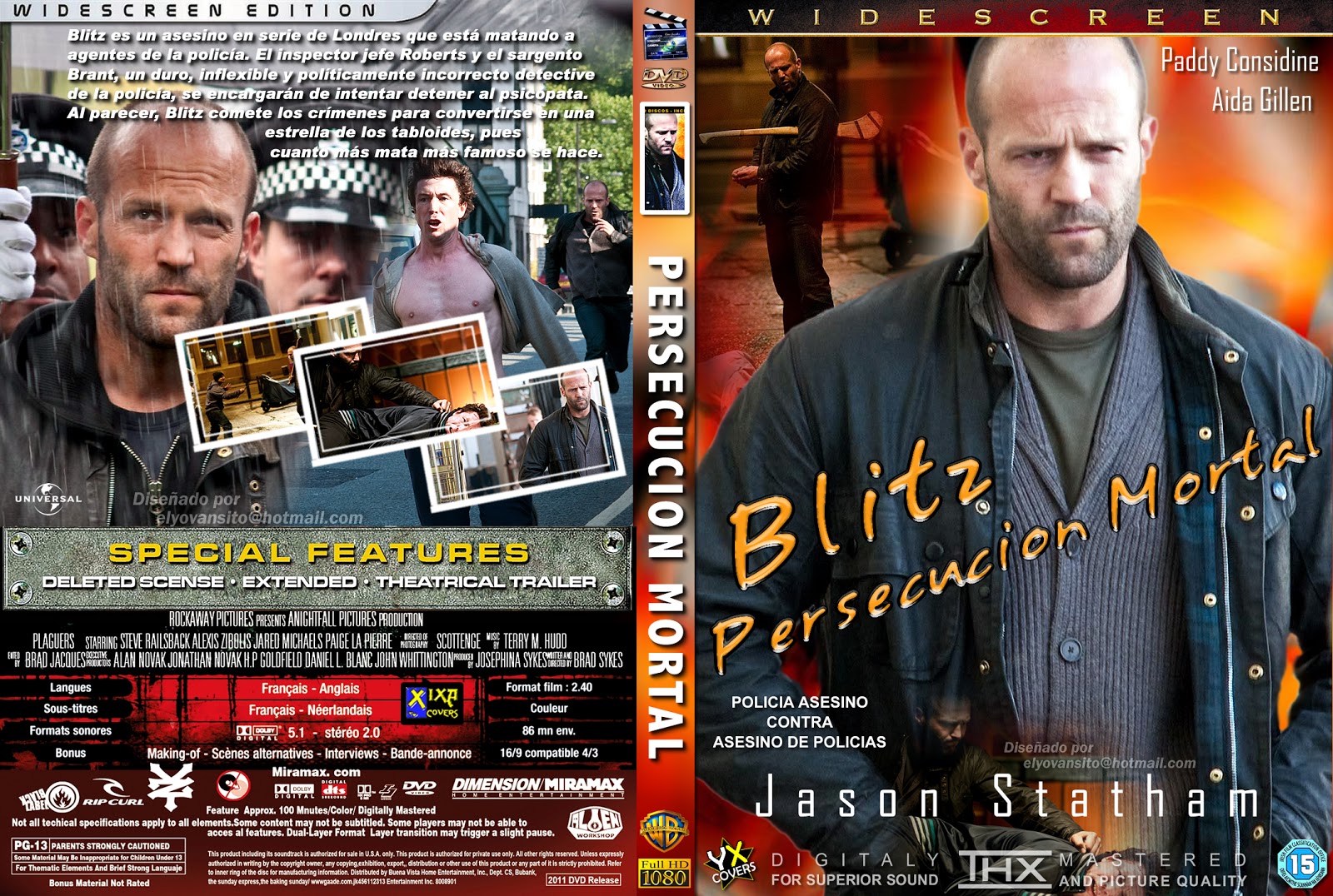 CARATULAS DVD LATINAS: BLITZ dvd cover