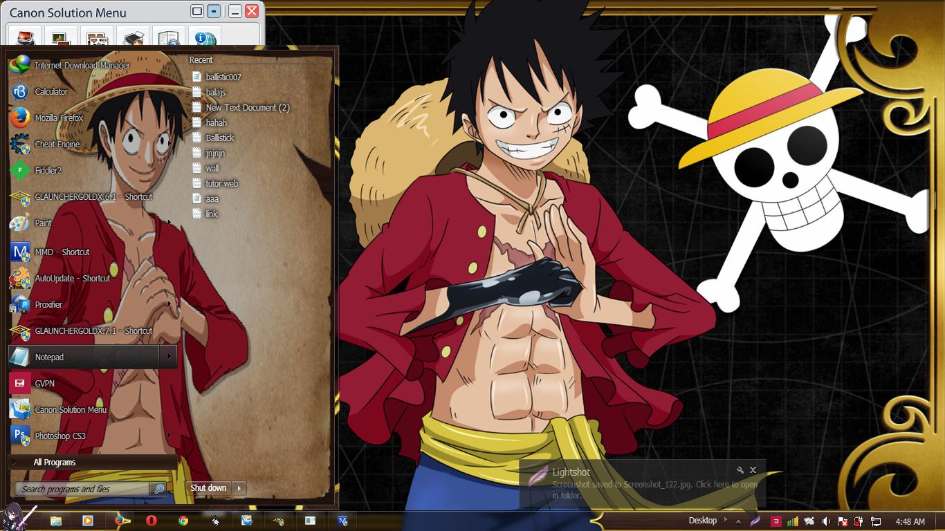 Theme win 7 one piece - pnamind