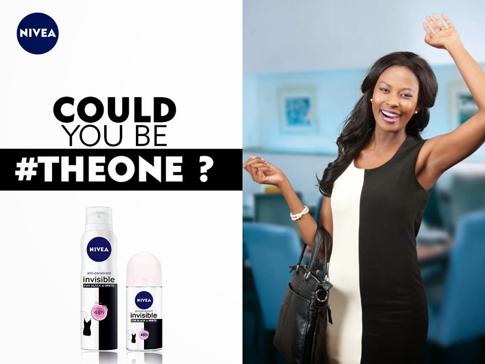 COULD YOU BE THE NEXT COVER MODEL FOR NIVEA INVISIBLE BLACK AND WHITE?