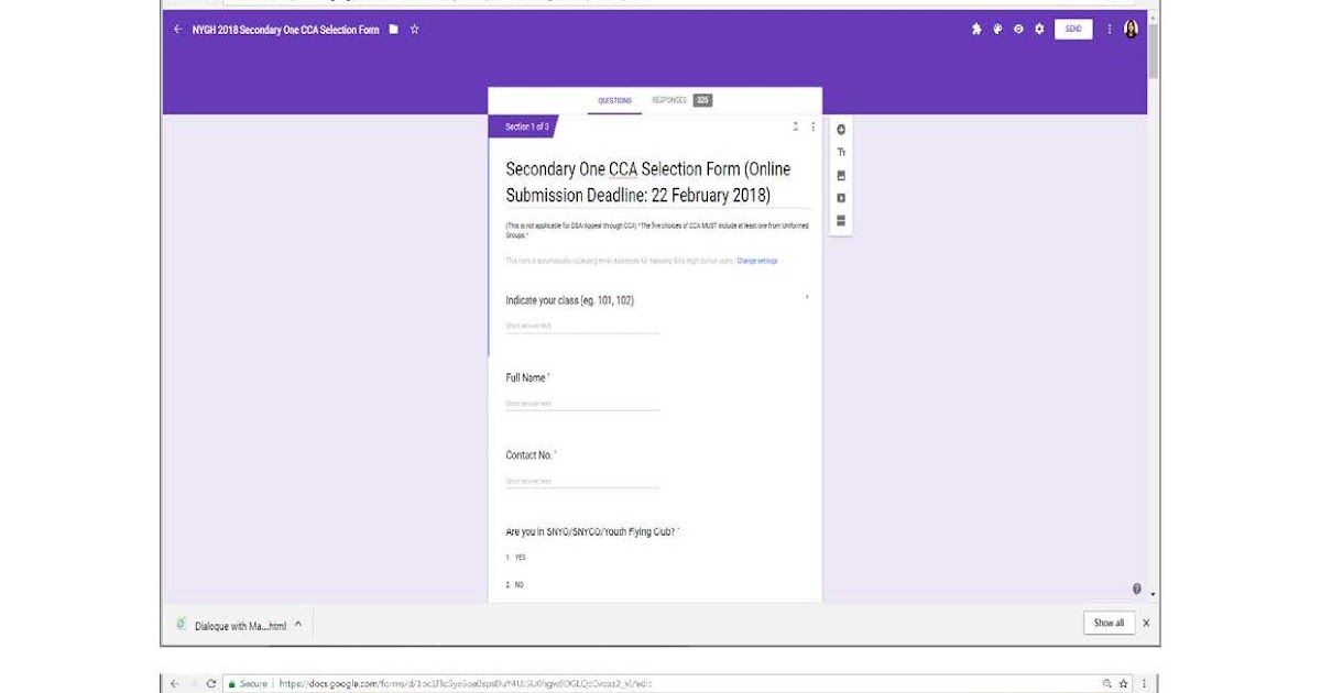 Sec 1 CCA Allocation