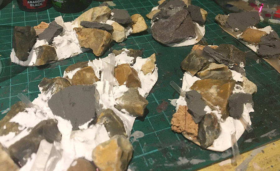 Sword of templar: Terrain Showcase & Tutorial - Simple urban rubble