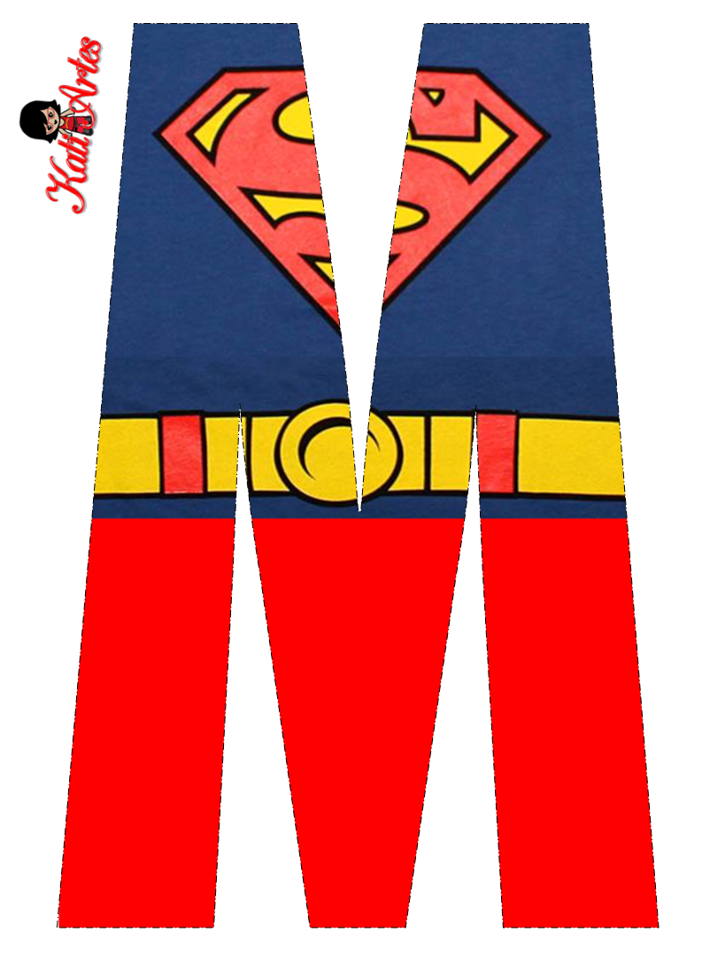 Lindo Alfabeto de Superman Gratis. - Oh my Alfabetos!