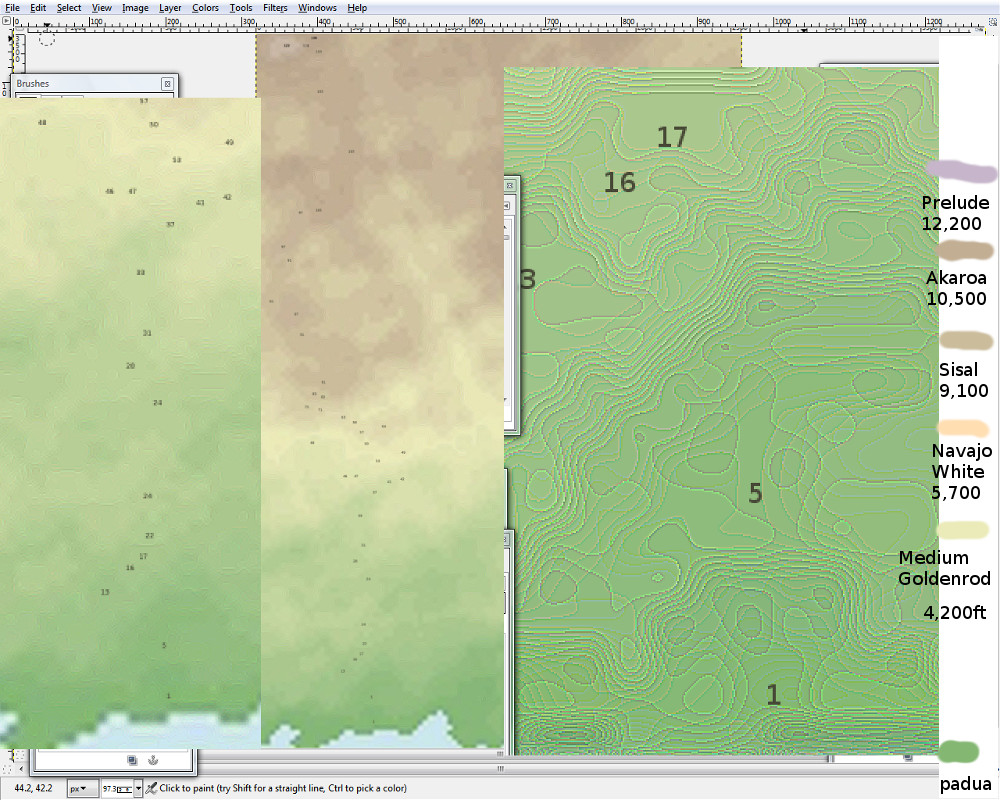 World of the Fifth Sun: Calculating Elevation Layers