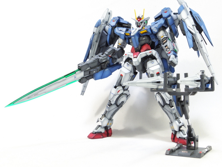 Custom Build: RG 1/144 00 Raiser [Detailed]