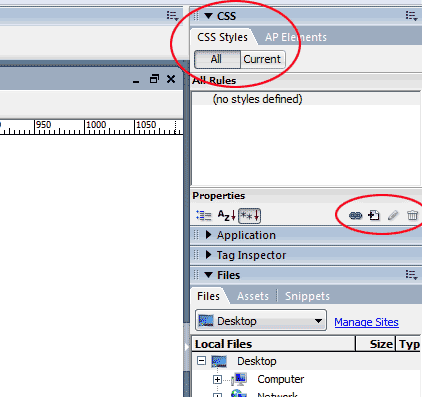 Cara membuat css menggunakan Dreamweaver | DESAIN