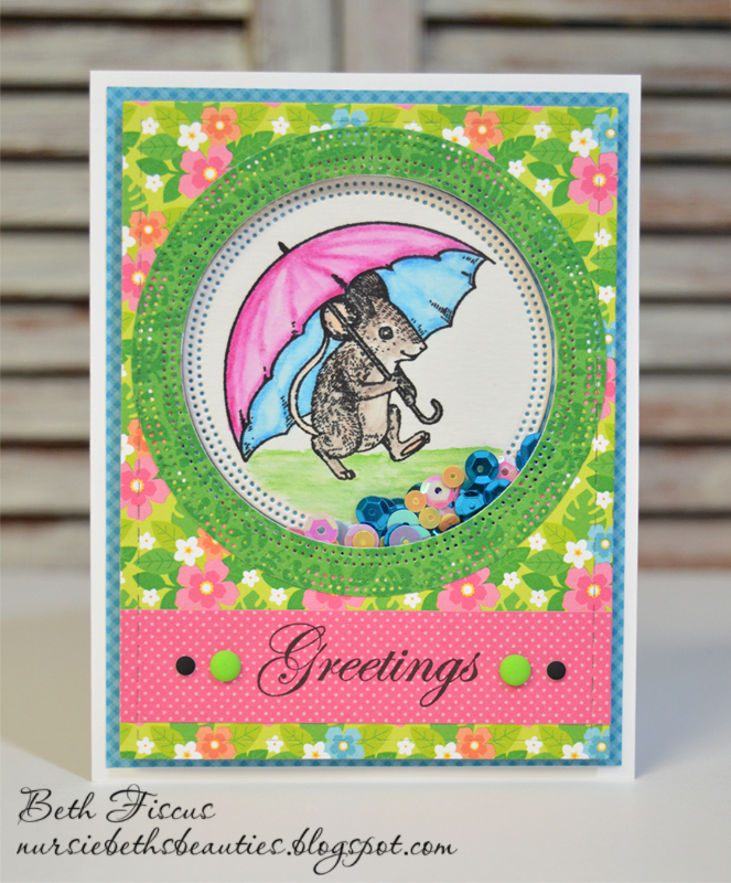 Beth's Beauties: Mouse Shaker Card