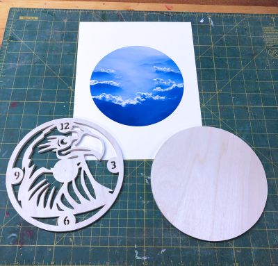 Scrollsaw Workshop: Eagle Clock Scroll Saw Pattern.
