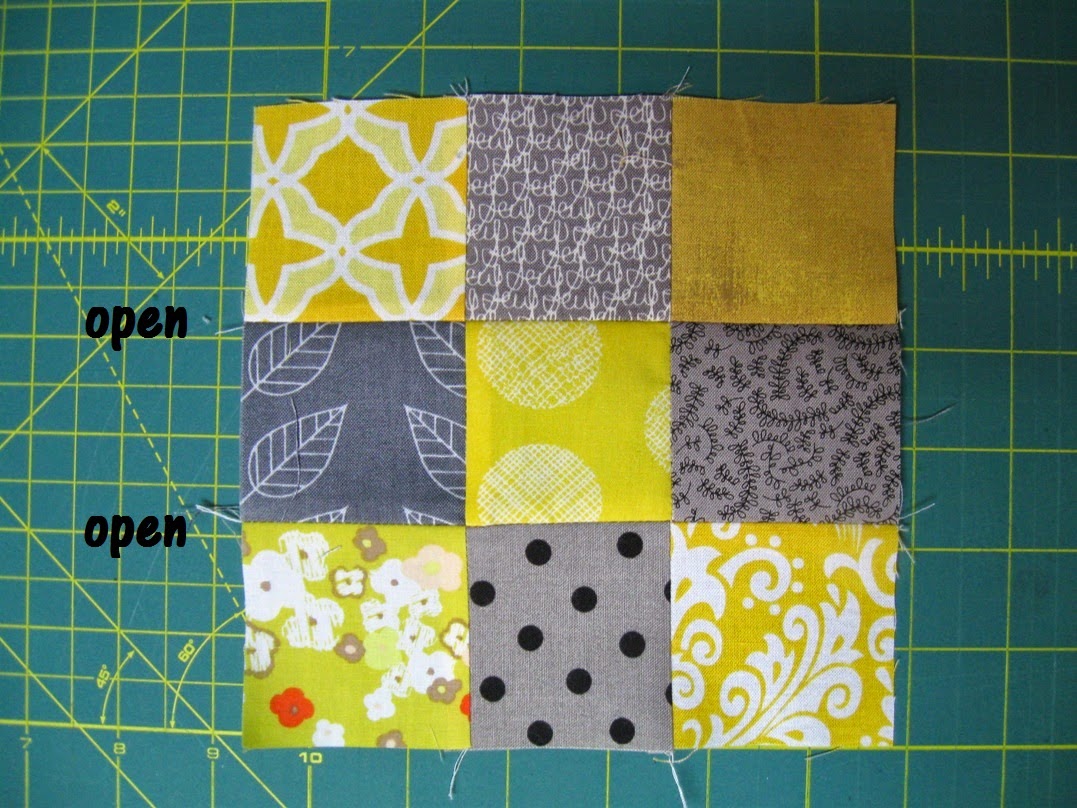 Happy Quilting: Super Scrappy Triple Irish Chain Block - A Tutorial