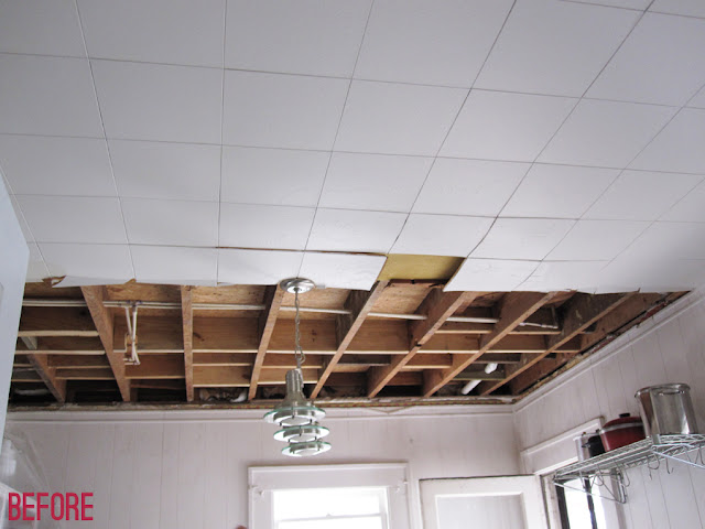 Keep Smiling: Kitchen Ceiling Demolition