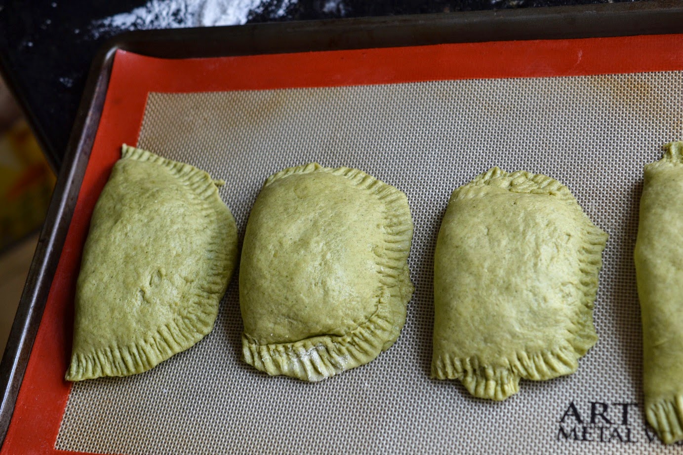 Greedy Girl : Callaloo & cheese patty