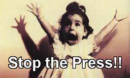 Indy's Veggie Fix: STOP THE PRESSES!