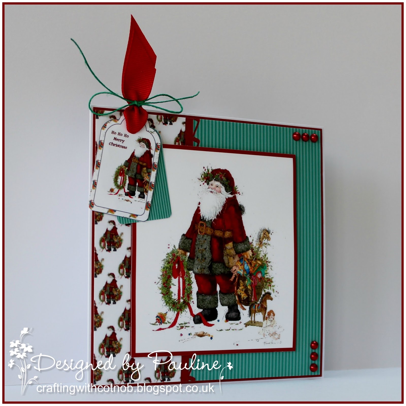 Crafting with Cotnob: Santa with Toys - CD Sunday