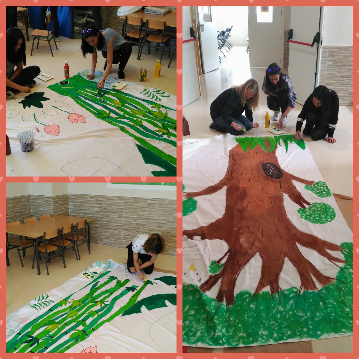 AVERROES: NUESTRO COLE: ¡Preparación del decorado para el teatro!