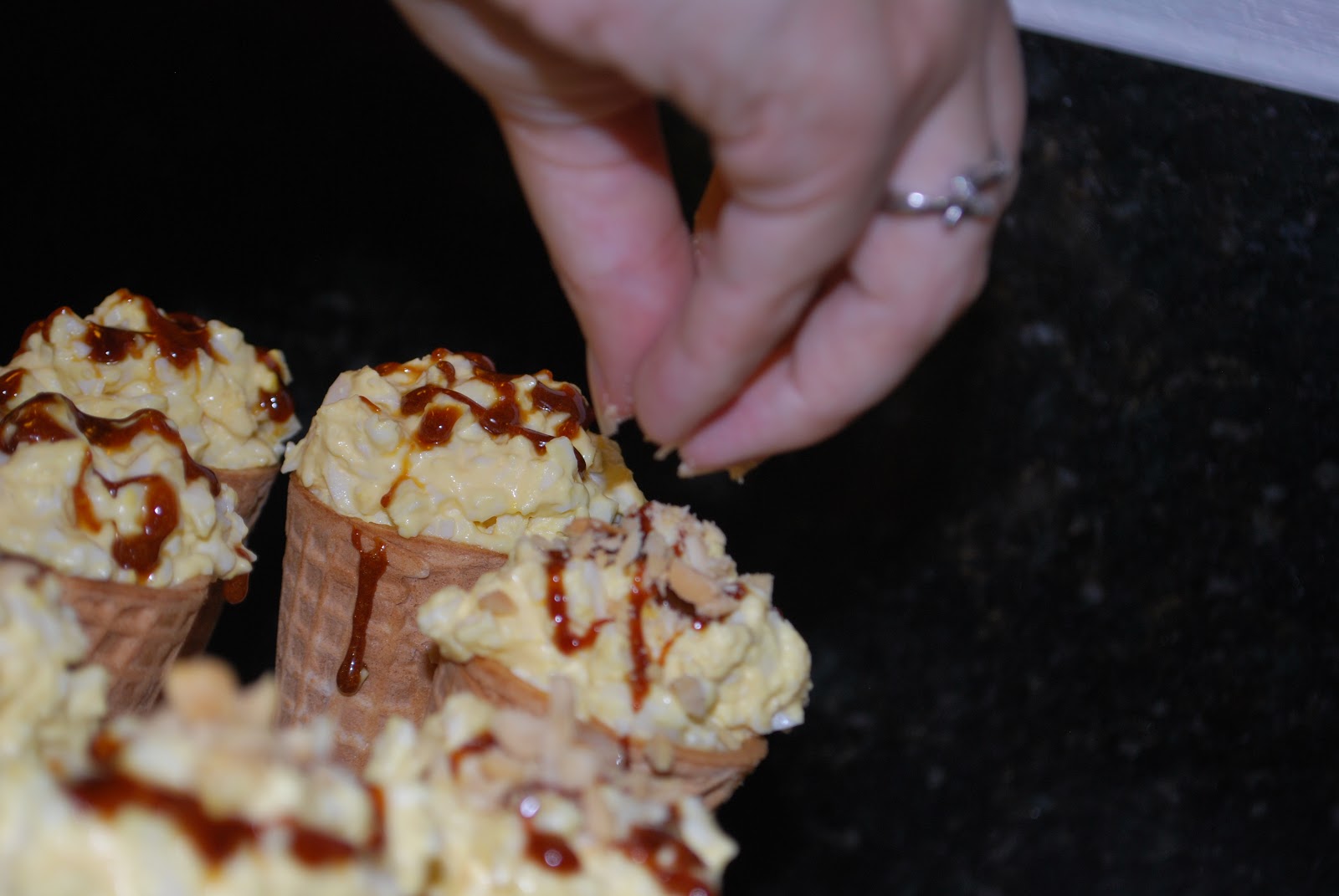 It’s Cornet Time ... Liver & Egg Cornets - Chocolate & Vanilla Style ...