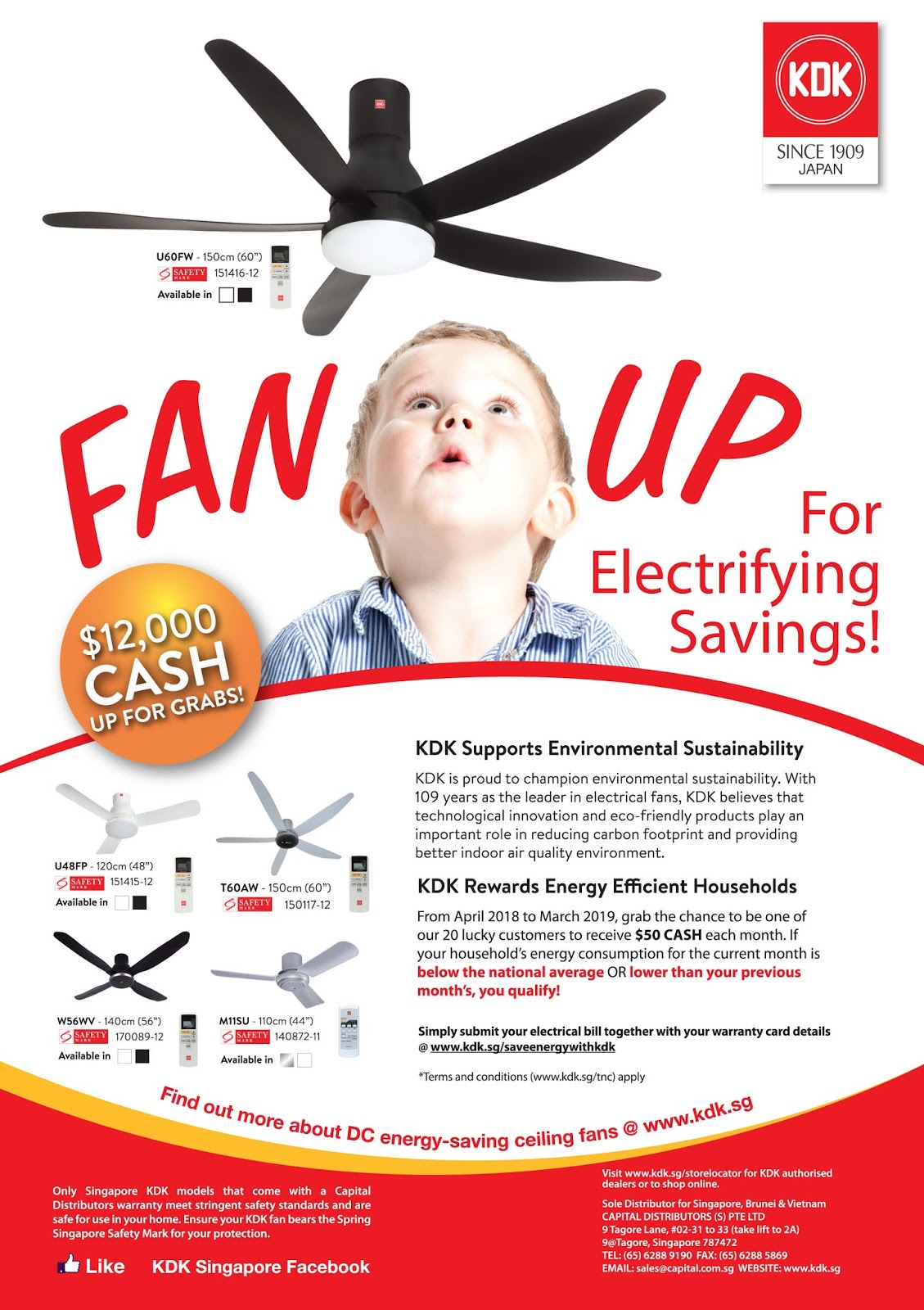 KDK Fans for our Home - U48FP