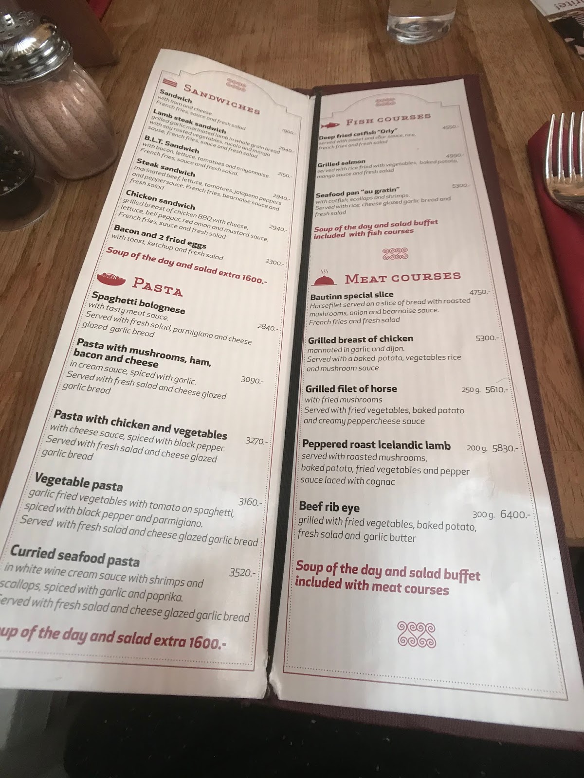 Caroline Loves Travel 貪玩辣車車: Iceland 冰島自駕遊：飲食篇 - Akureyri Bautinn ...