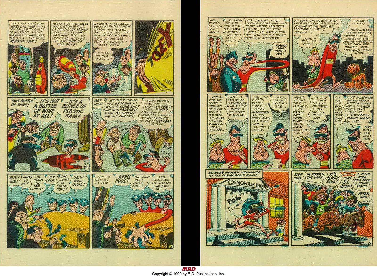 Chicken Fat: SUNDAY FUNNIES - MAD'S PLASTIC SAM