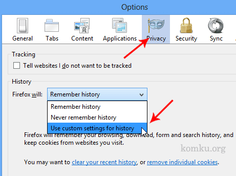How To Automatically Clear History And Private Data When You Close Your ...