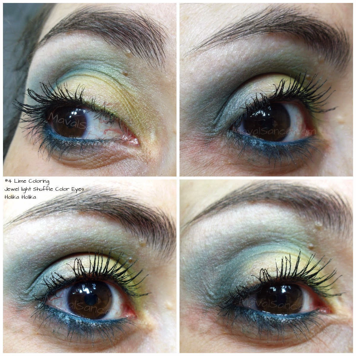 Lime Coloring Jewel light Shuffle Color Eyes de Holika Holika - Paperblog