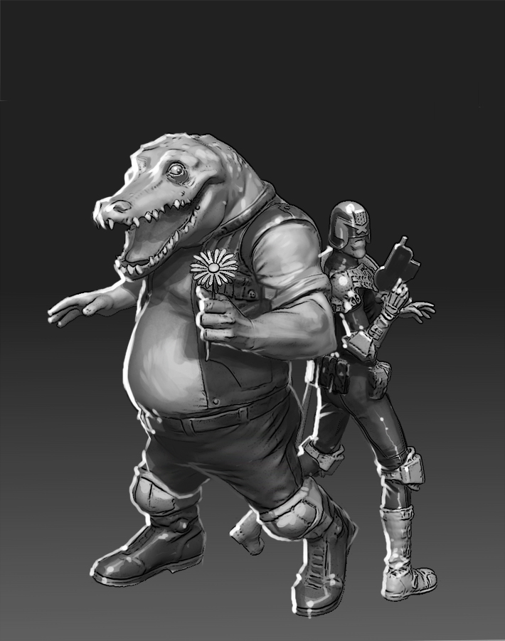 2000AD Covers Uncovered: Alex Ronald - Eager Alien Poet.