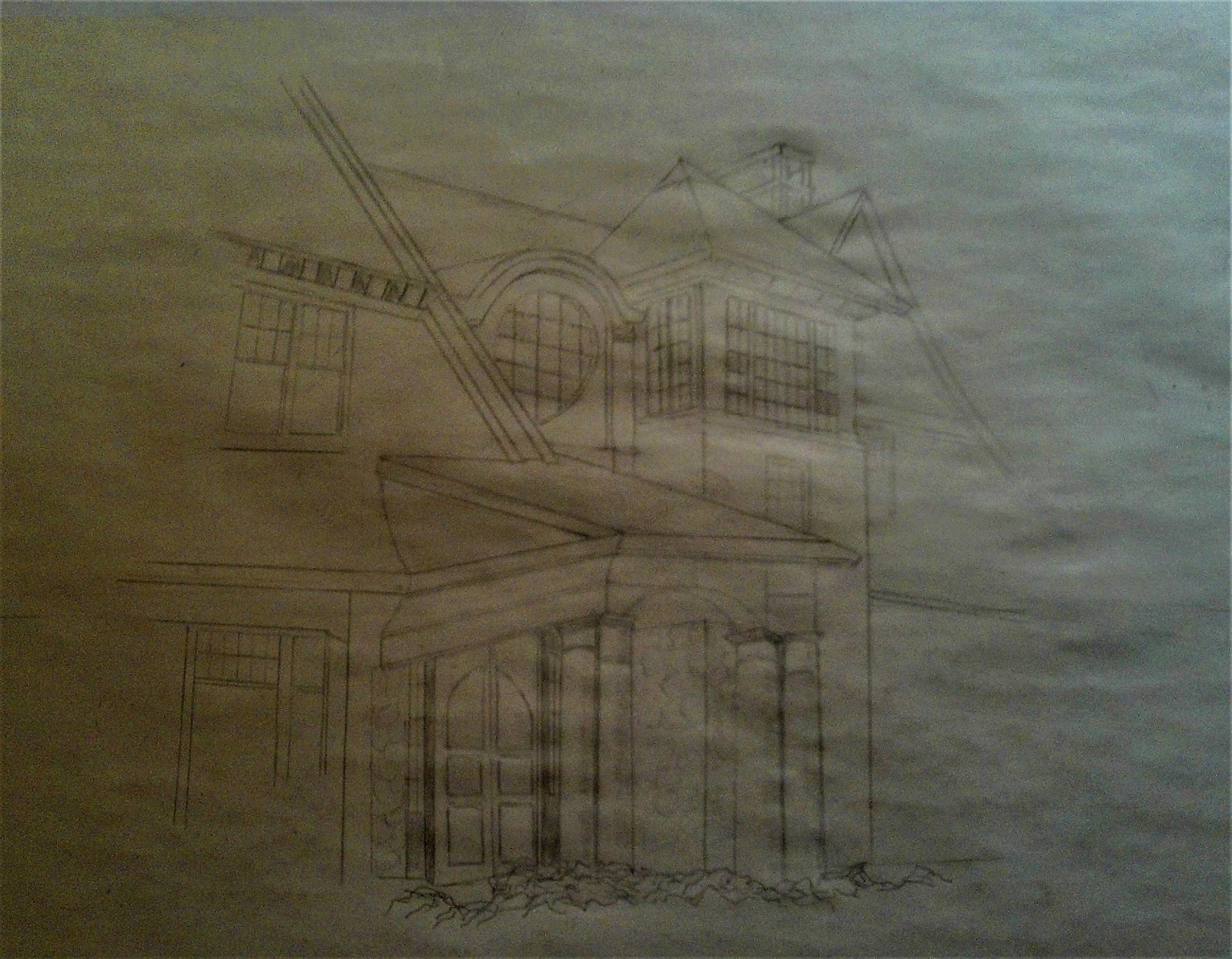 Tom Wagen's Art: Study in Perspective (Pencil Drawing)