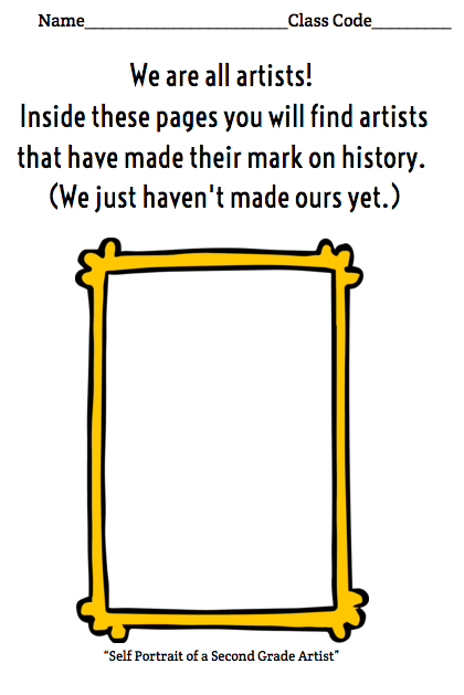 The Artsy Fartsy Art Room: 2nd Grade Artist Books