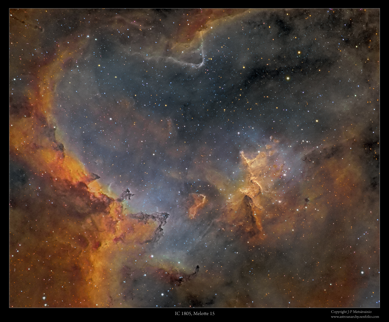 Astro Anarchy: The heart of the Heart nebula, melotte 15