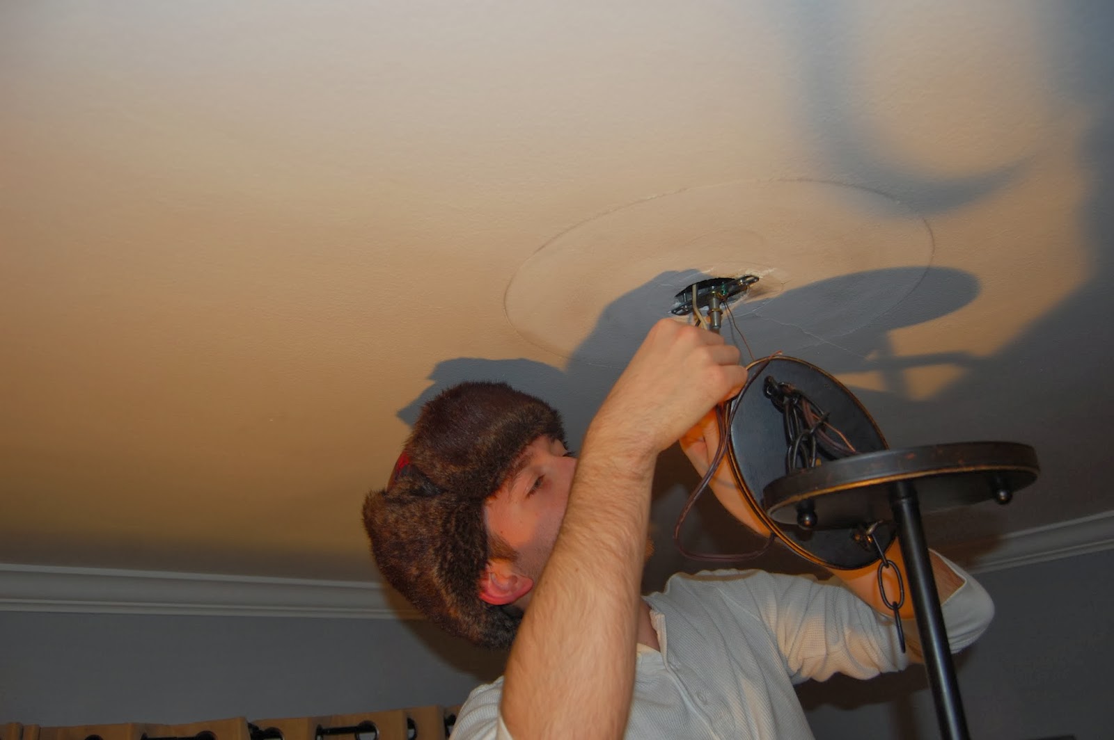 Rebhan Renovation: our very own game of thrones... er, light fixture