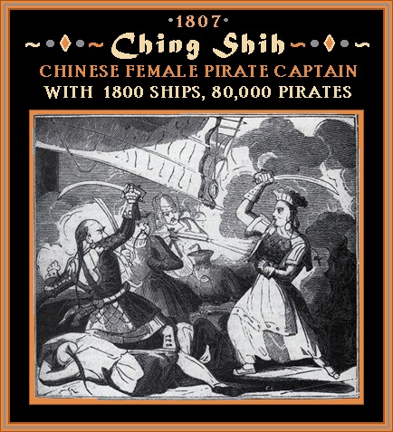 Unknown Gender History: Ching Shih, Chinese Female Pirate Who Commanded ...