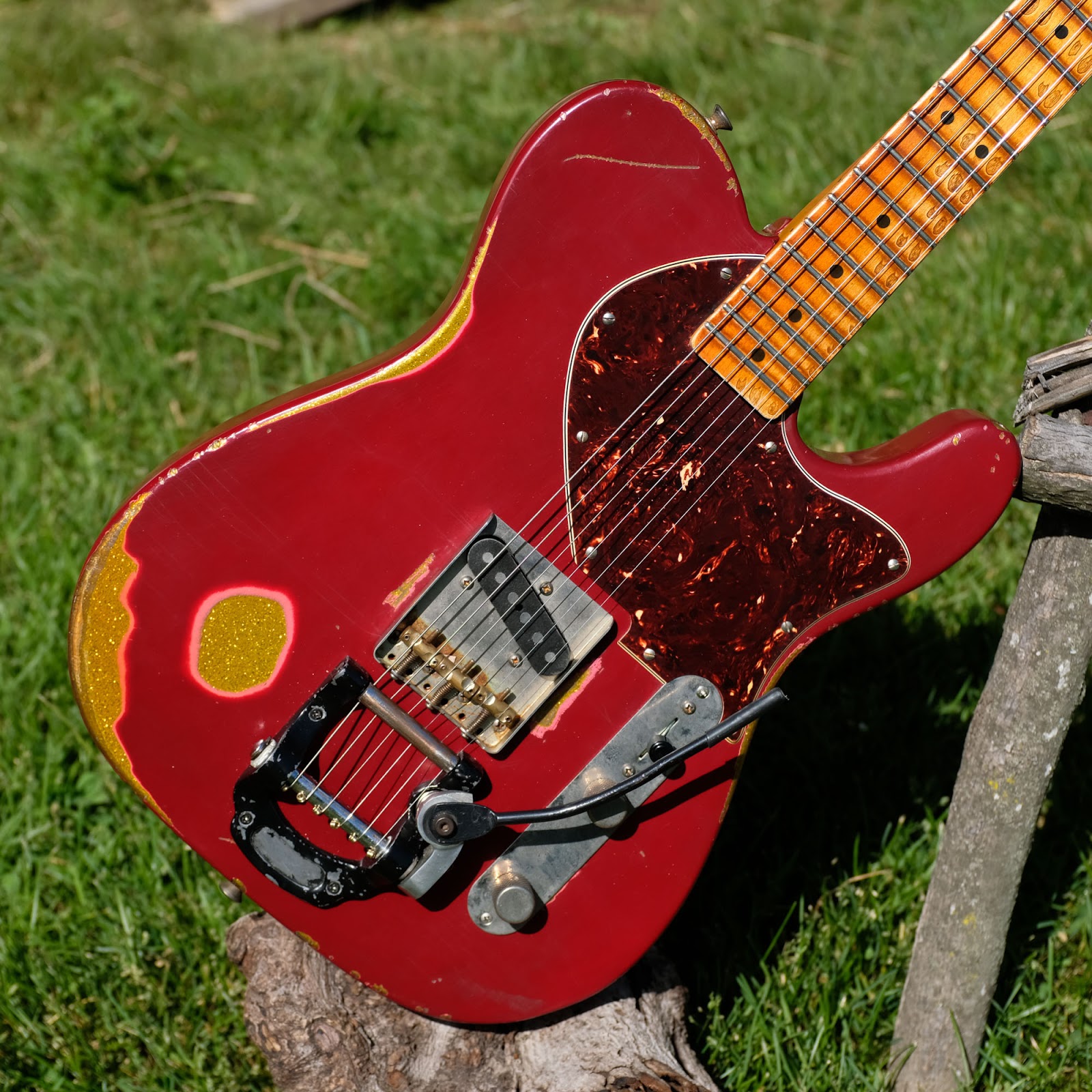 2010 Rat Strat Fender Esquire Relic Partscaster Electric Guitar