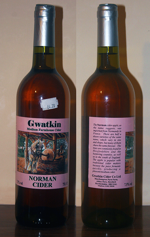 Cider Pages: Gwatkins Norman Cider
