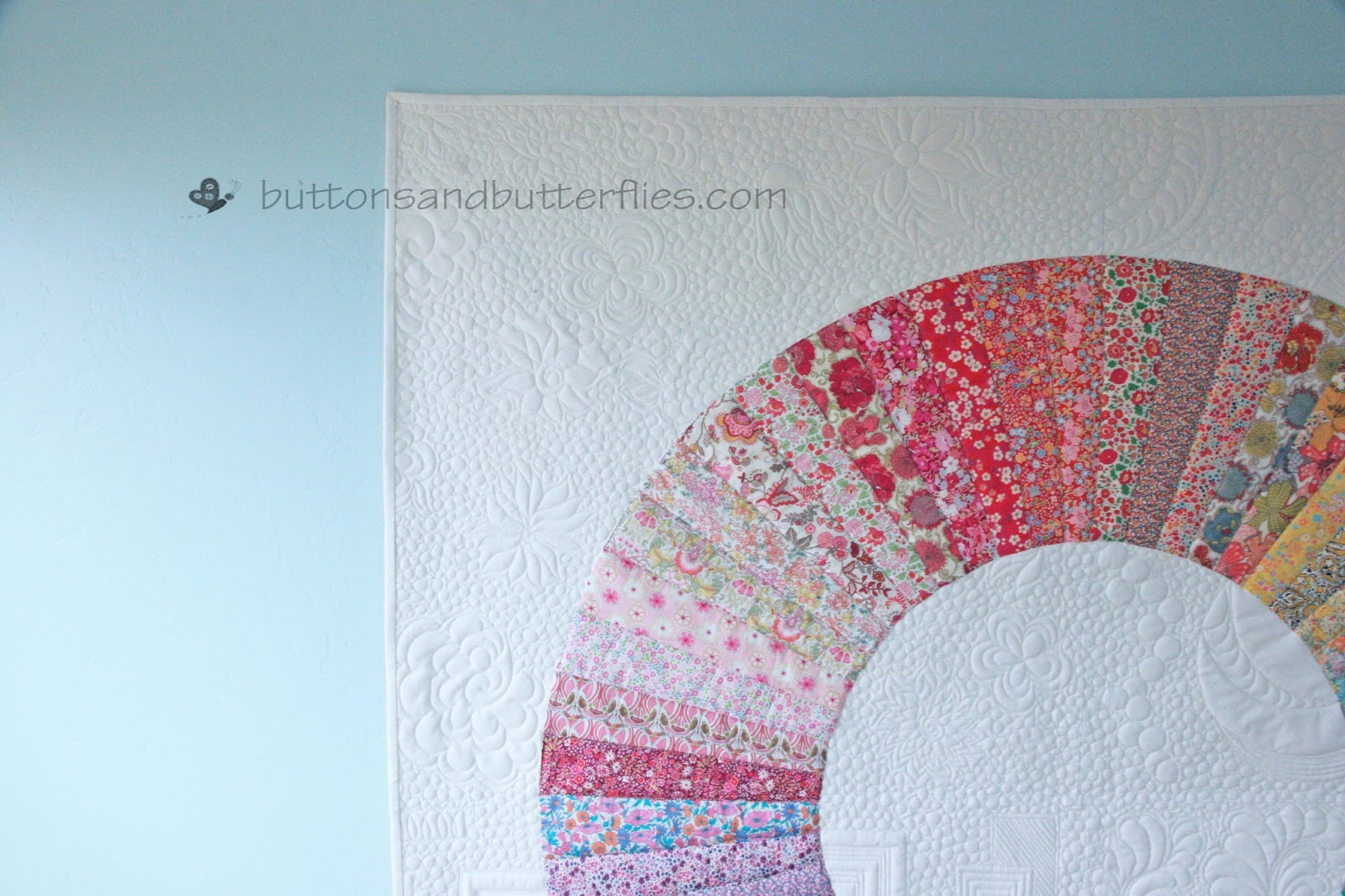 Buttons and Butterflies: Liberty Color Wheel {Quilt}