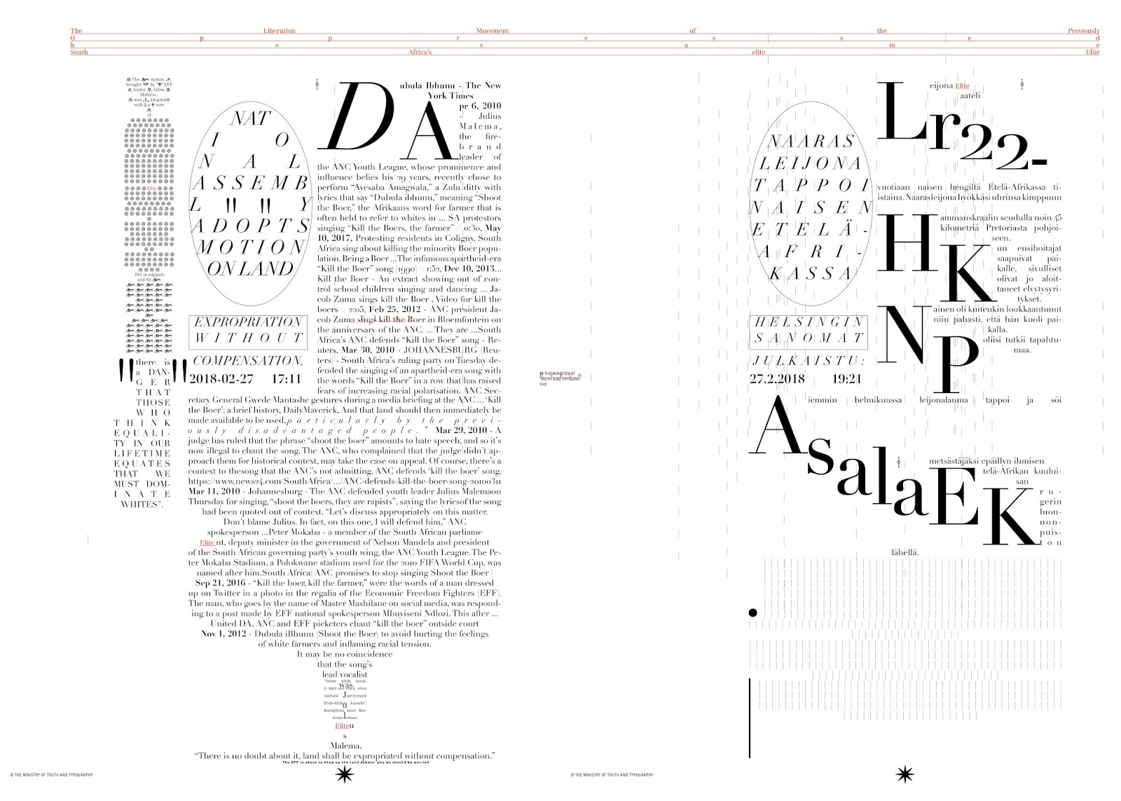 research through typographic design