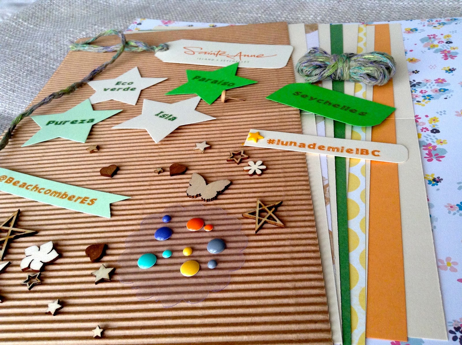 Paper, Color and Mint: Taller de Scrap con Beachcomber