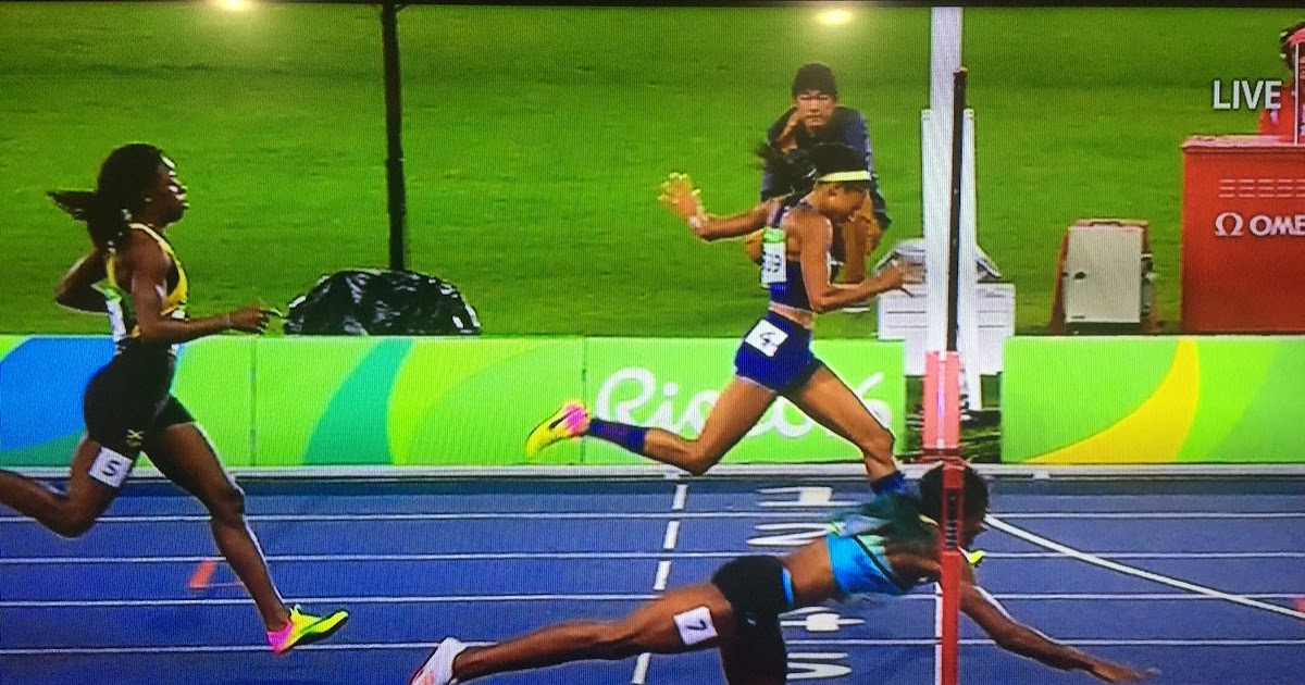 Pboy Udoye's Blog : Female Olympics Runner Wins Gold Medal After Diving ...