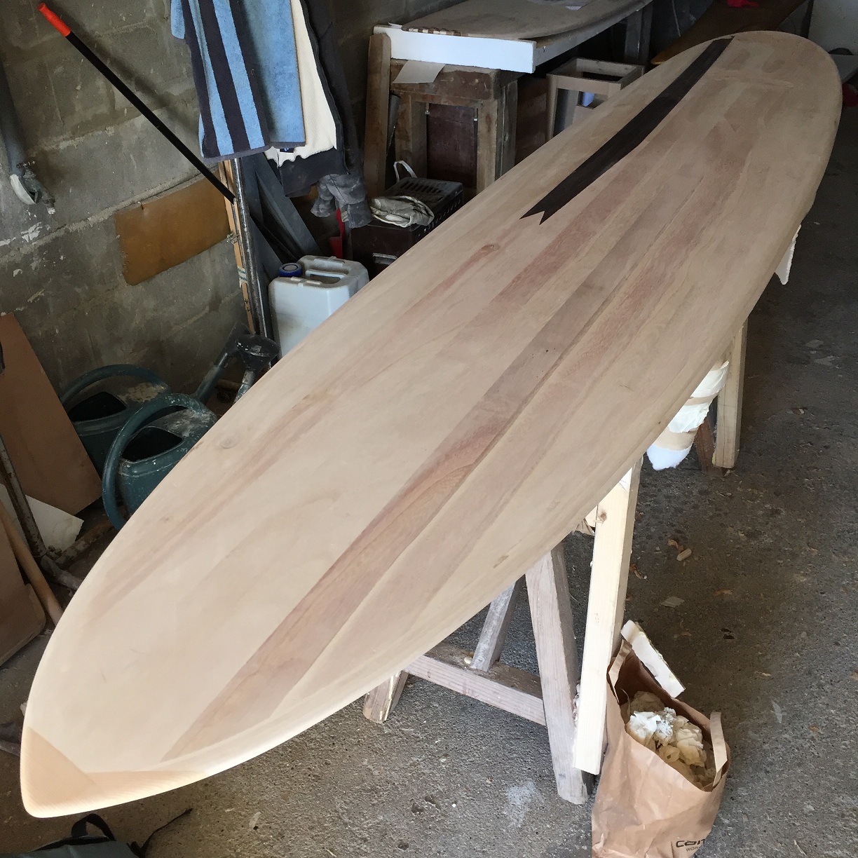 Wooden Surfboards: JB from France experiments with wooden boards