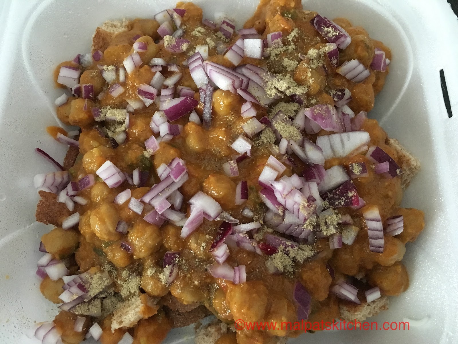 BREAD CHANNA, how to make the chat Bread channa ~ Malpats Kitchen