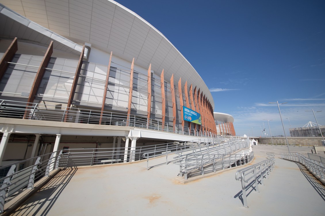 Imagens retratam o Parque Olímpico na reta final para receber os Jogos ...