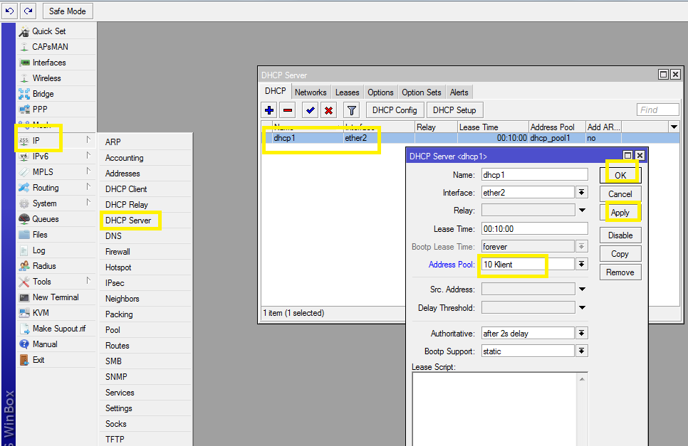 Bagaimana Cara Setting IP Pool pada Konfigurasi Mikrotik - Mikrotik ...