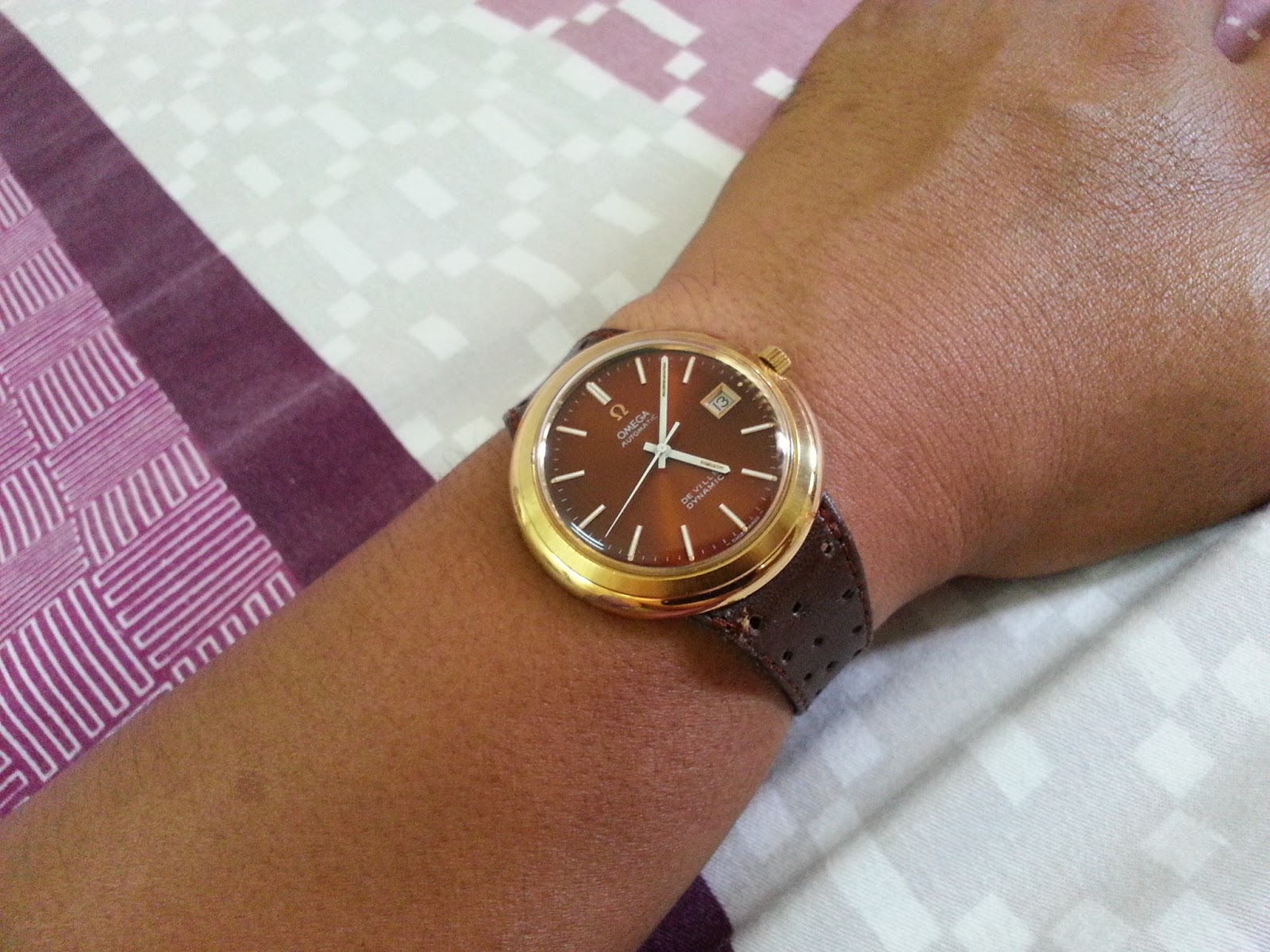 Pesona Jam: Vintage 1970's Omega DeVille Dynamic Goldtop