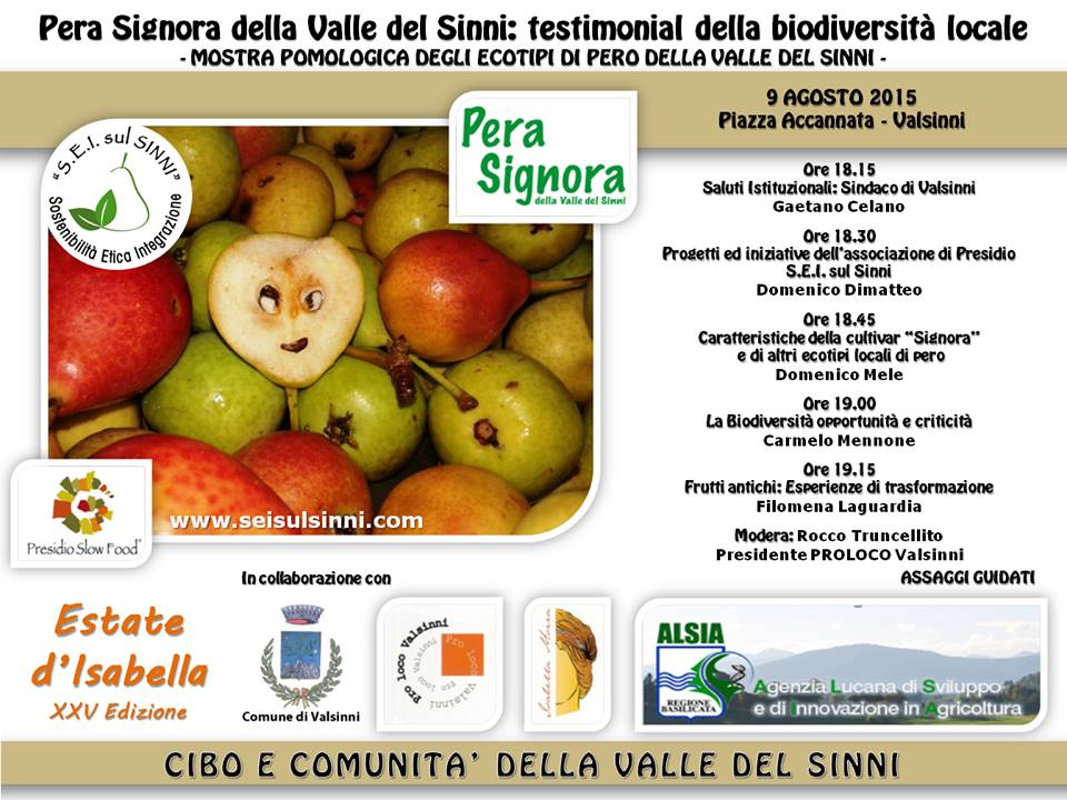 Filippo Mele Blog: VALSINNI. DIBATTITO SULLA VARIETÀ “PERA SIGNORA”