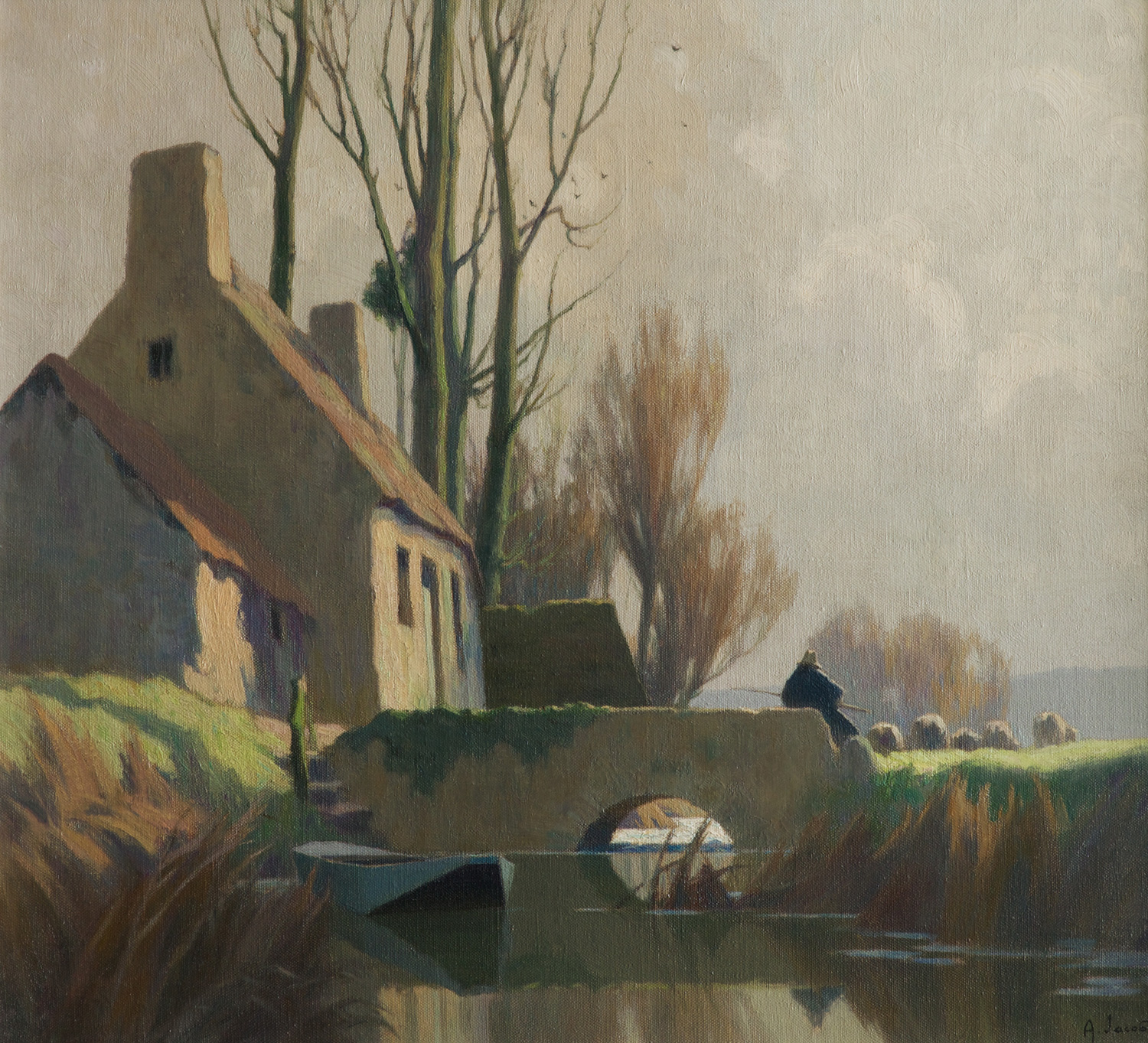 Alexandre-Louis Jacob | Landscape painter | Tutt'Art@ | Pittura ...