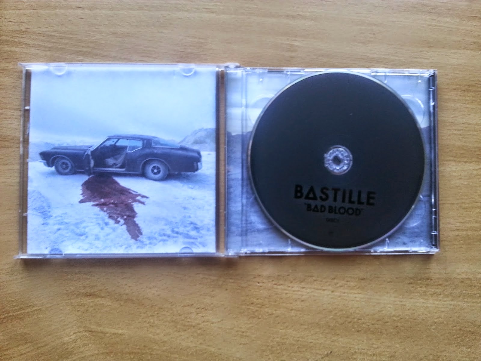 Priya Media A2: Research and Planning: Inside covers of CD album- Bastille