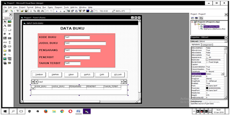 Tutorial penggabungan form dan database (PADA VISUAL BASIC) | BELAJAR