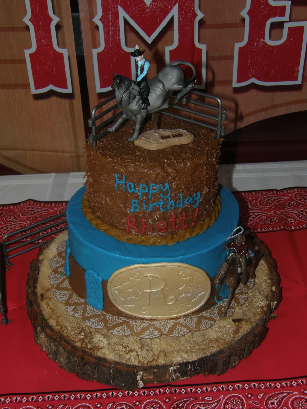 Mrs. Lydia's Kitchen: Rodeo Birthday Cake