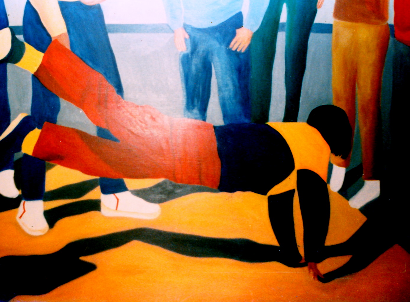 Cardboard Breakdancing